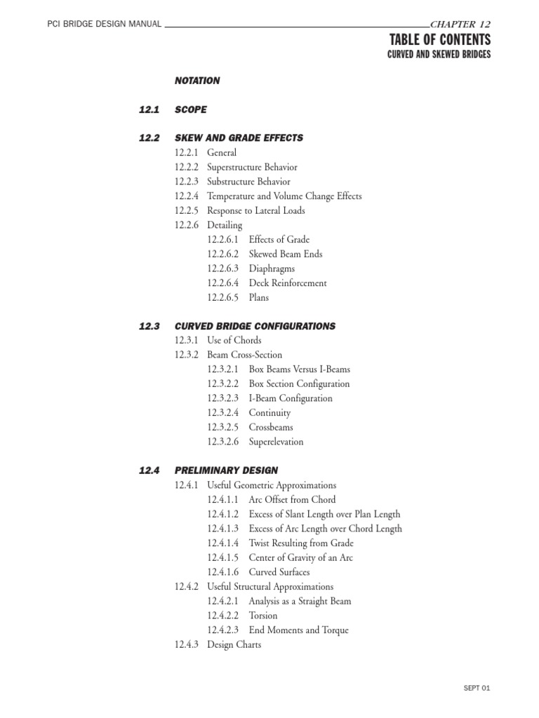 Notation: Pci Bridge Design Manual | PDF | Bending | Beam (Structure)
