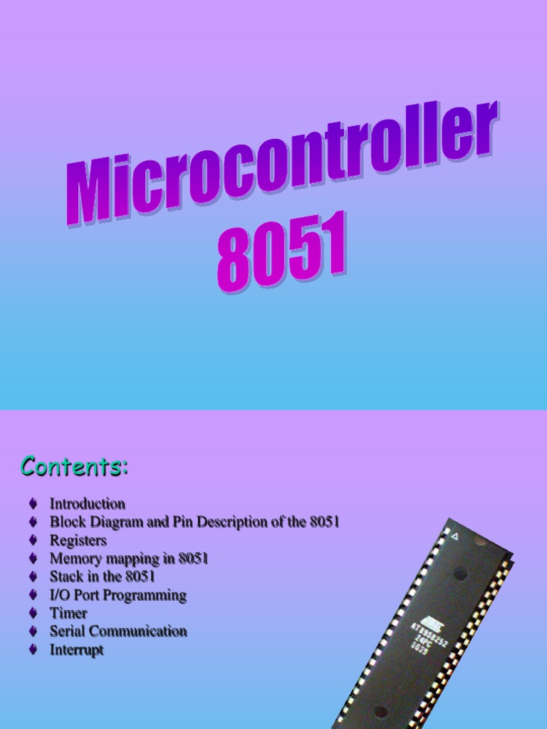 Final 8051 Printout | PDF | Read Only Memory | Central Processing Unit