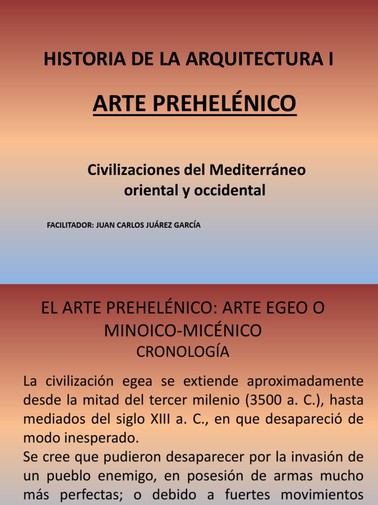 Arte Prehelénico | PDF | Creta | Grecia micénica