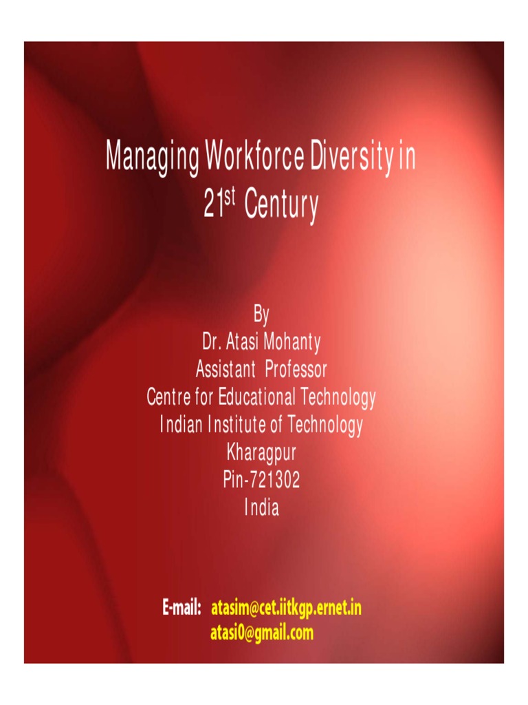Managing Workforce Diversity in 21st Century | PDF | Diversity ...