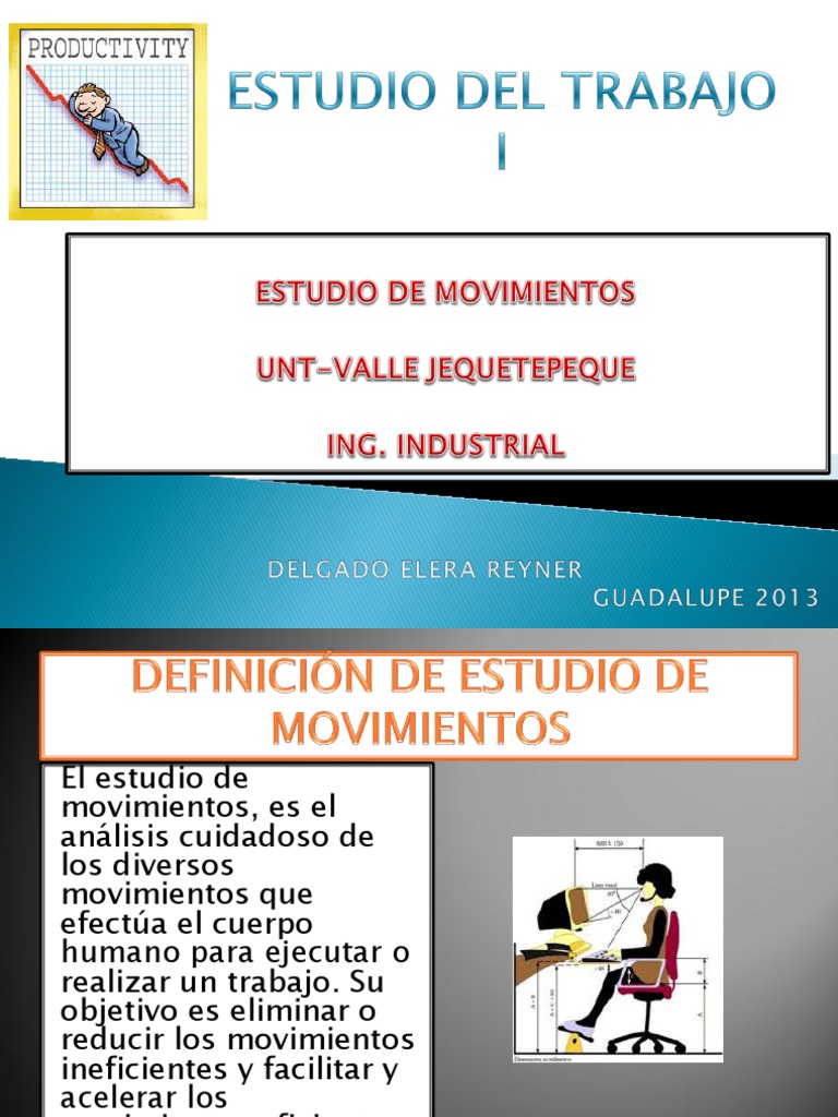 Estudio de Movimientos - Estudio Del Trabajo I | PDF | Factores humanos ...