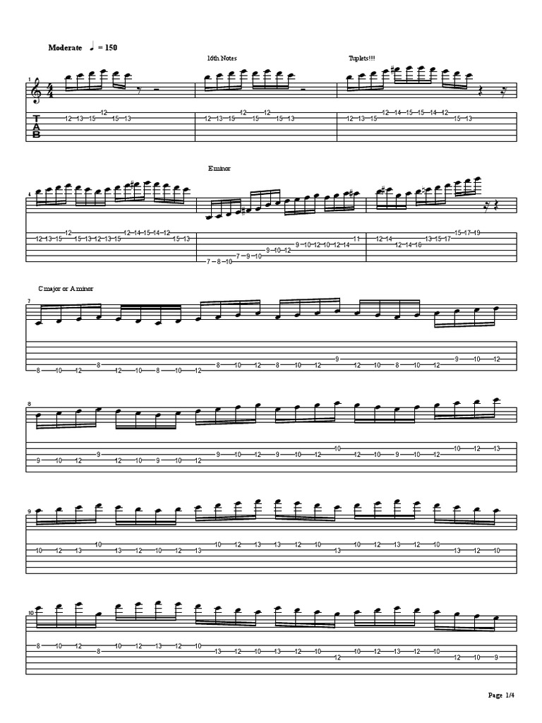 Paul Gilbert Intense Rock 1 | PDF