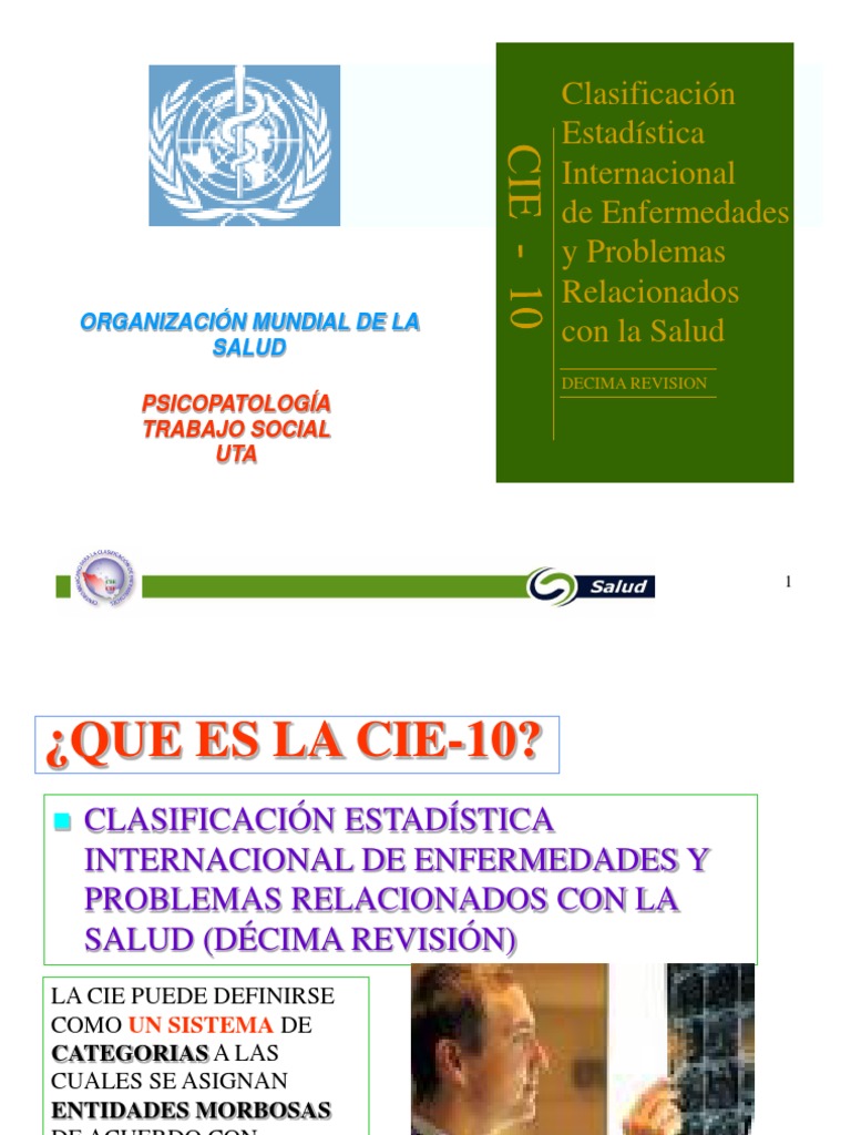 Sesión - 5 - CIE 10 | PDF | Desorden de personalidad | Esquizofrenia