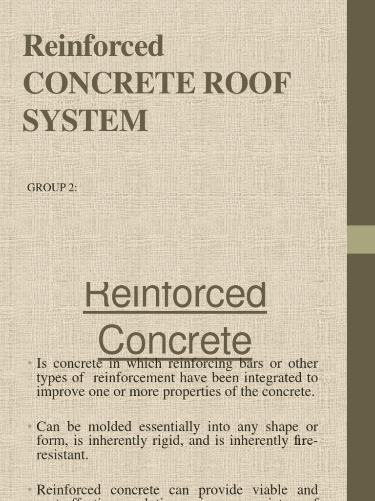 Roof Slab System | PDF | Reinforced Concrete | Roof