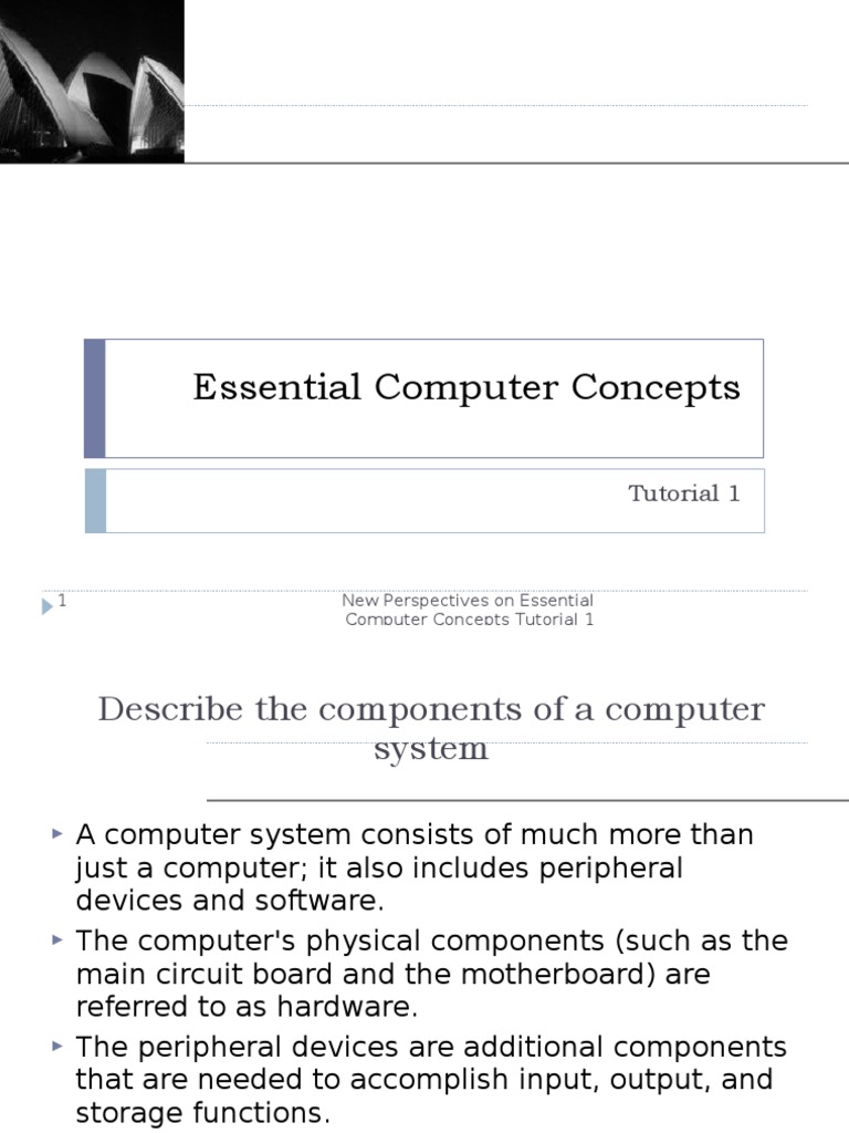 Essential Computer Concepts | PDF | Computer Data Storage | Computer Network