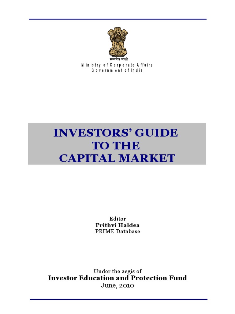 Investor Guide Book | PDF | Financial Markets | Investor