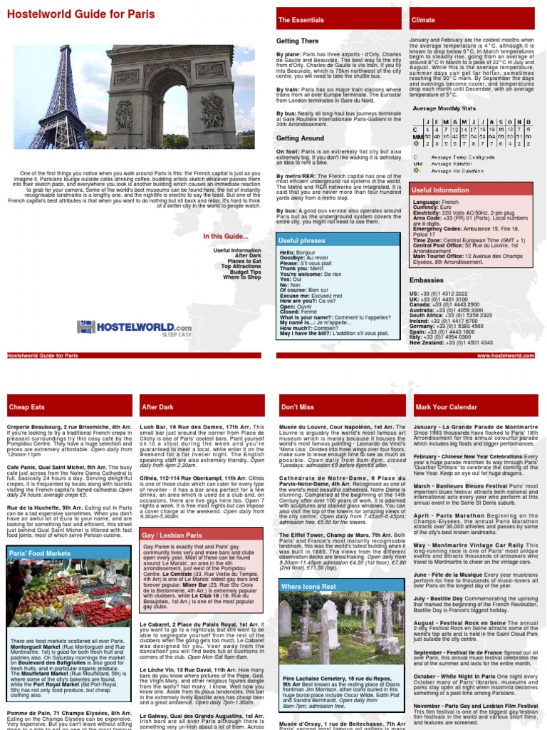 Paris Guide | Paris | France