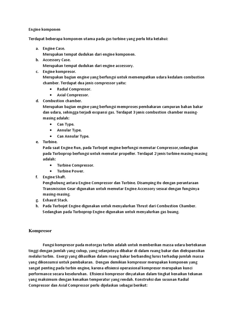 Engine Komponen | PDF | Komputer