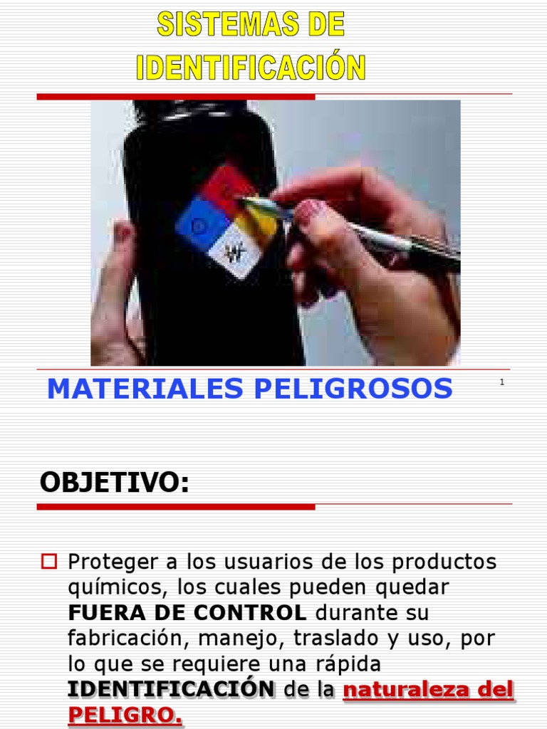 2.-Sistemas de Identificaciòn Materiales Peligrosos | PDF | Agua ...