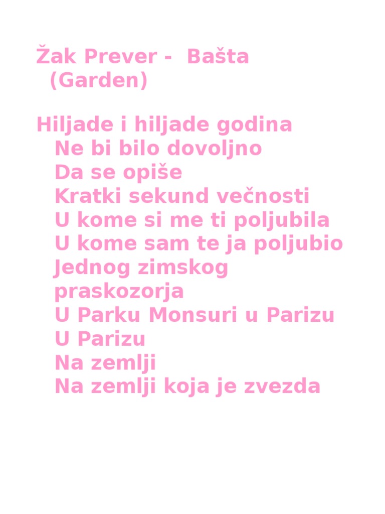 Zak Prever - Basta | PDF