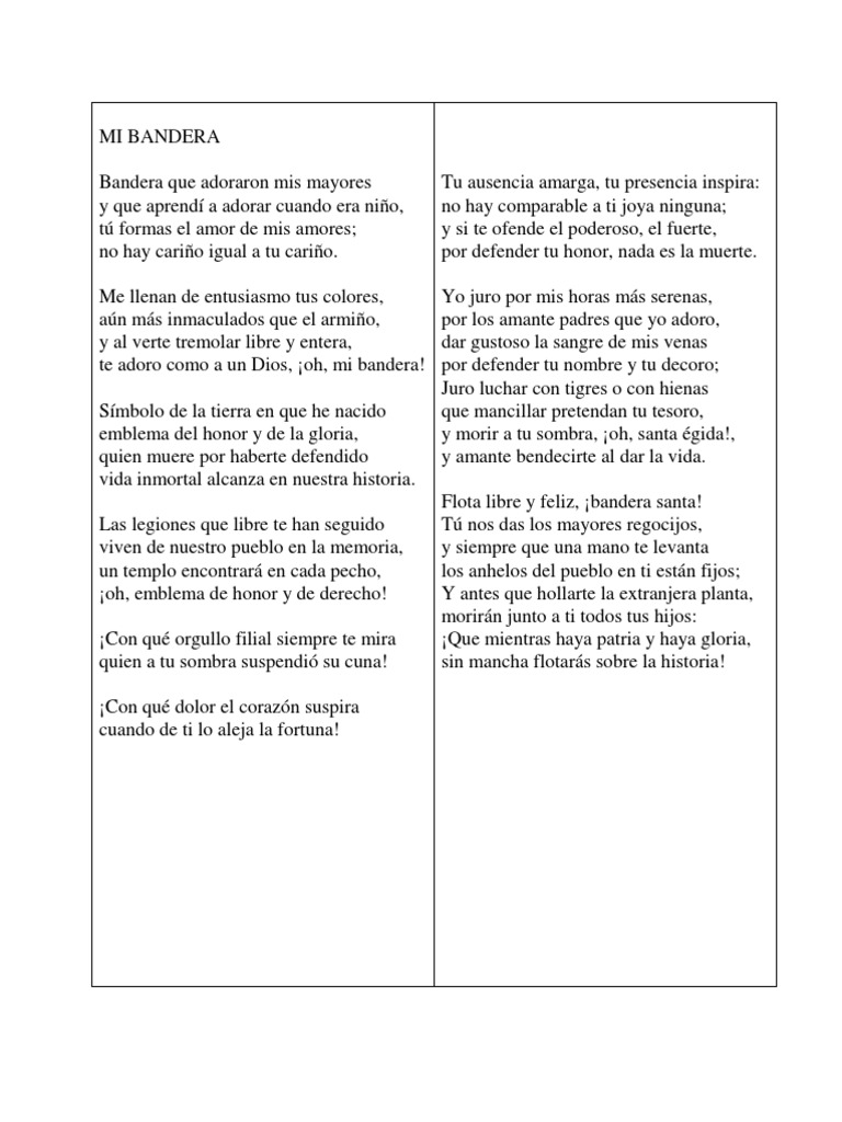 Mi Bandera Poesia | PDF