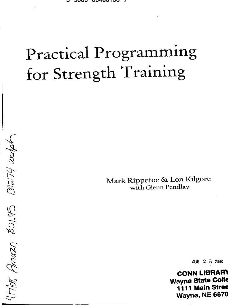 Practical Programming Rippetoe | PDF