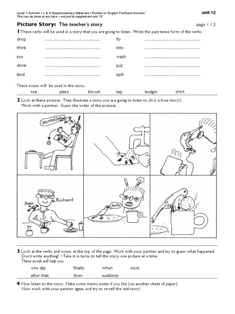 Past Simple Story | PDF | Rules | Verb