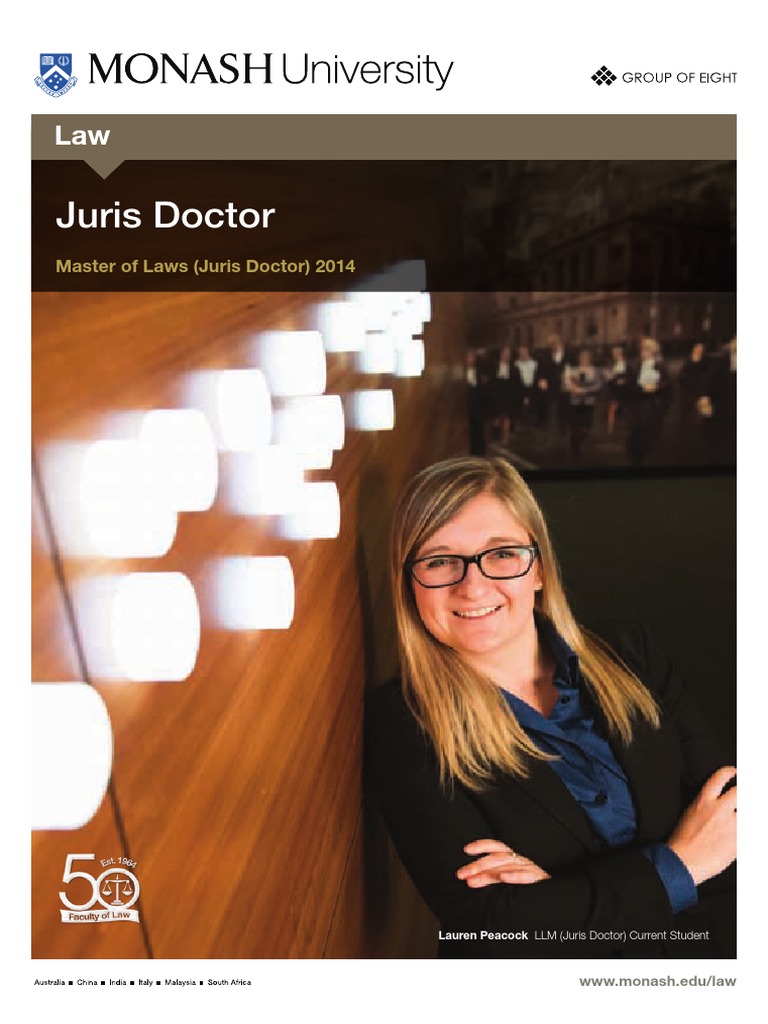 Monash JD Course Guide 2014 | PDF | Juris Doctor | Legal Education