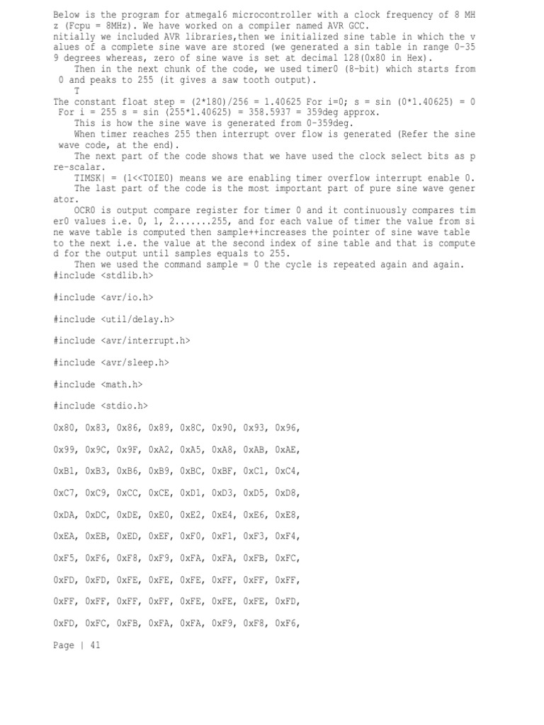 Pwm Algorithm Pdf Sine Digital Electronics