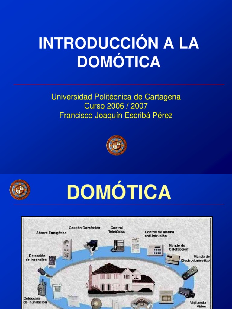 Introducción A La Domótica Ppt Automatización Del Hogar Medio De