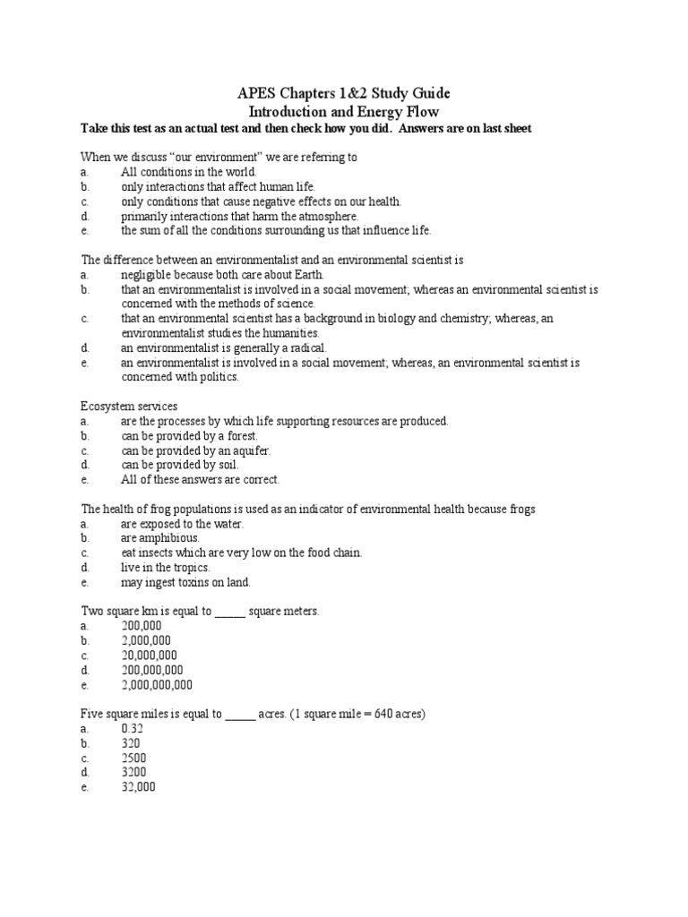 T APES Chapter 12 Study Guide | PDF | Properties Of Water | Experiment