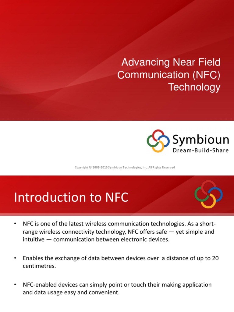 NFC Technology | PDF | Near Field Communication | Telecommunications