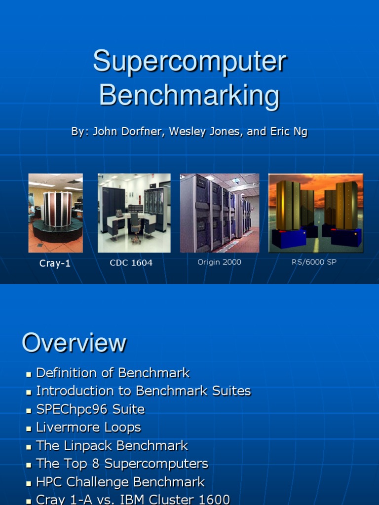 Supercomputer Benchmarking | PDF | Supercomputer | Parallel Computing