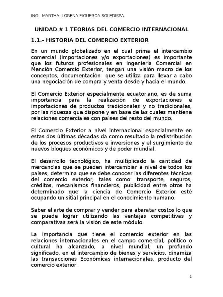 Modulo de Comercio I Exterior 2013 | PDF | Libre comercio | Comercio