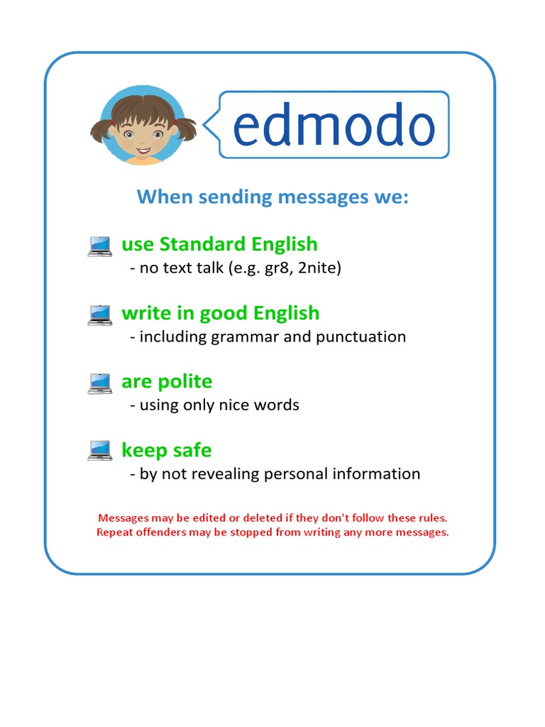 When Sending Messages We:: Use Standard English | PDF