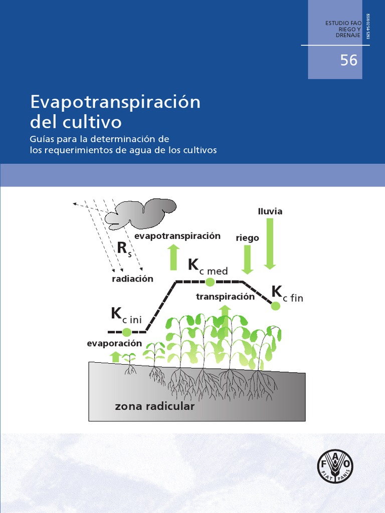 Fao 56 | PDF | Evapotranspiración | Evaporación