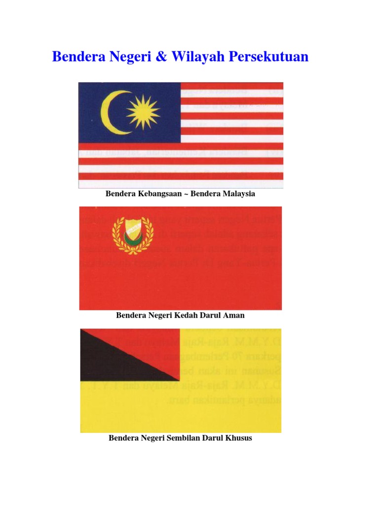 Bendera Negeri | PDF