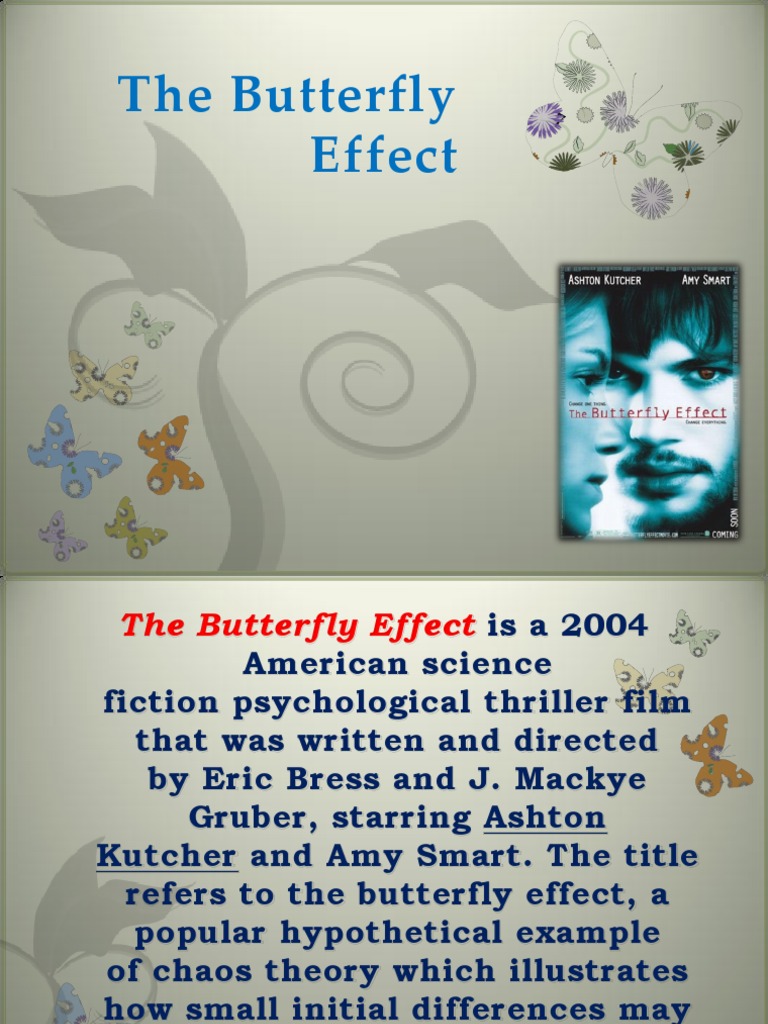 The Butterfly Effect Presentation | Chaos Theory | Science