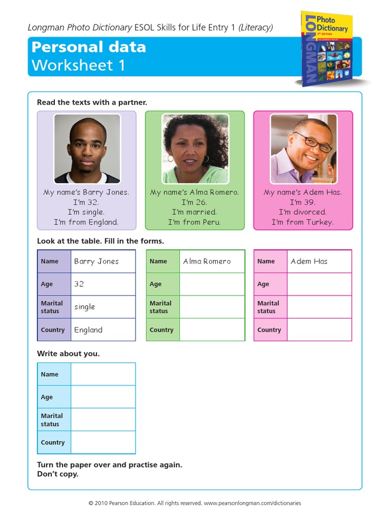 Longman Photo Dictionary ESOL Life Skills For Life | PDF