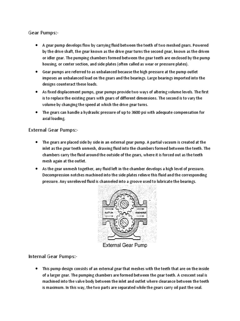 Gear Pump | PDF
