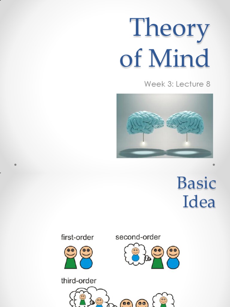 Slides - Week 3 - Lec03 - 8TheoryMind | PDF | Theory Of Mind ...