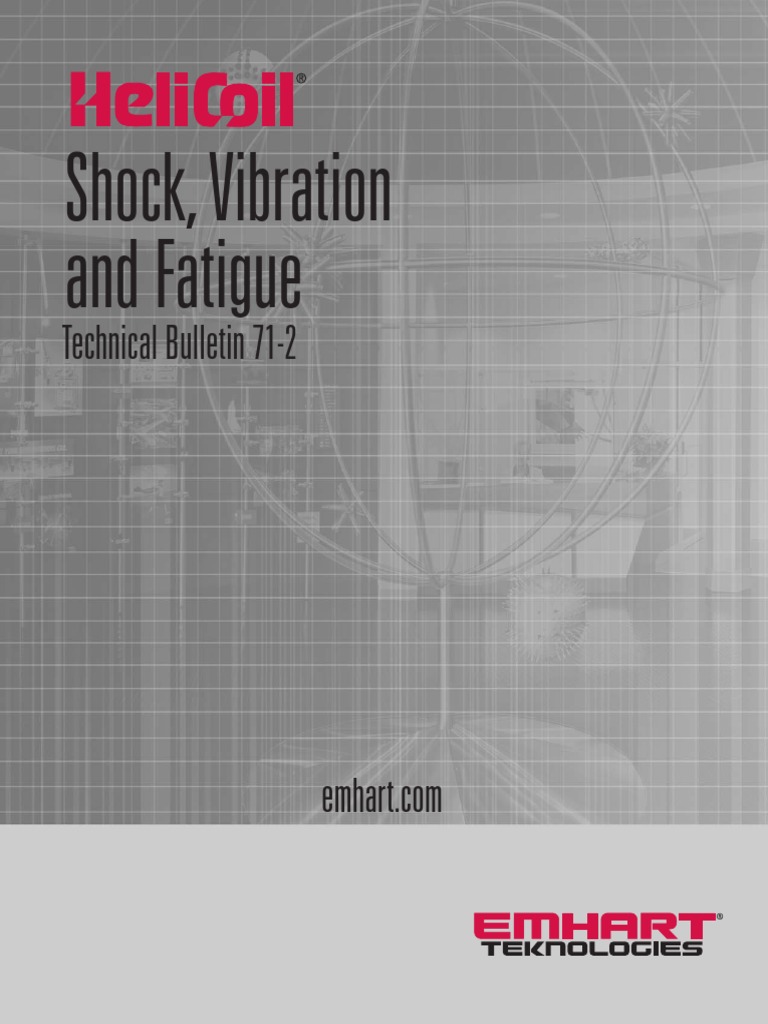 Helicoil Shock Vibration&Fatigue | PDF | Screw | Fatigue (Material)