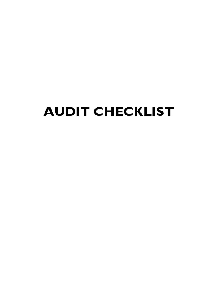 HR Audit Checklist PDF | PDF | Policy | Employment