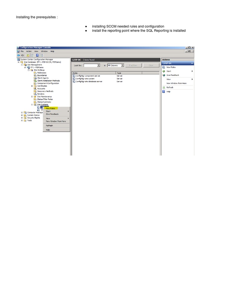 SCCM and FEP Installation Guide | PDF