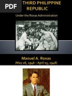 Manuel Roxas Programs | PDF