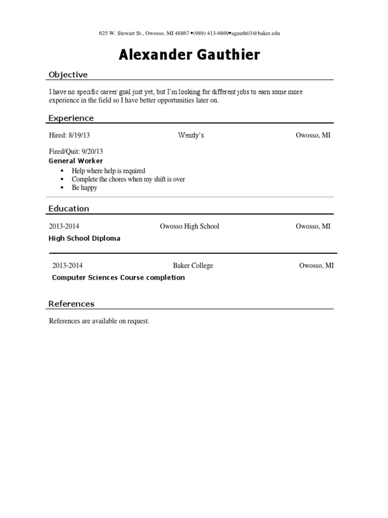 Entry-Level Job Seeker Profile | PDF | Career & Growth