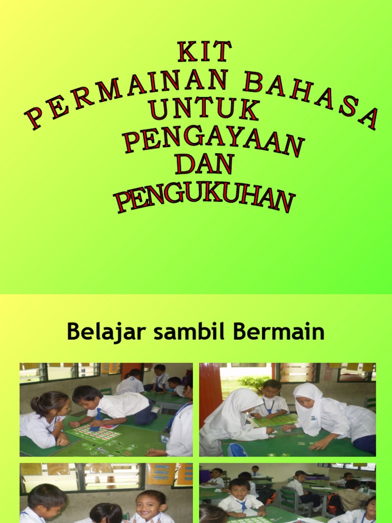 Kit Permainan Bahasa | PDF