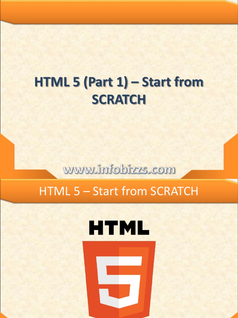 Part 1 - HTML 5 Starts From Scratch | PDF | Html5 | Html