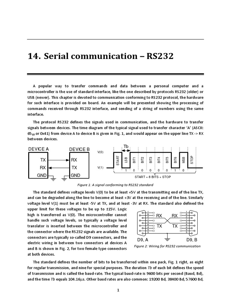 Serial Communication Rs 232 With Batch File | PDF | String (Computer ...
