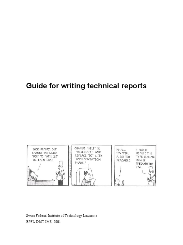Technical Report Writing Guide | PDF | Errors And Residuals | Cartesian ...