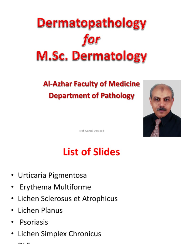 Dermatopathology Slide List | PDF | Psoriasis | Systemic Lupus ...