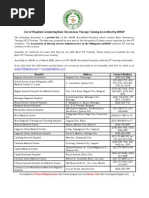 ANSAP Basic IVT Program | PDF | Intravenous Therapy | Nursing