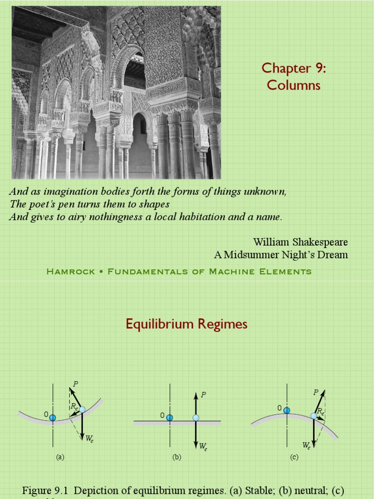 Buckling of Columns | PDF | Buckling | Column