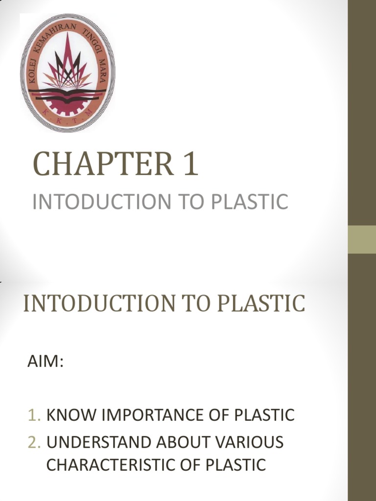 Introduction to Plastics and Their Types | PDF | Thermoplastic | Plastic