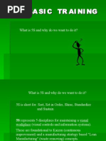 5s Basic Training | PDF | Lean Manufacturing | Production And Manufacturing