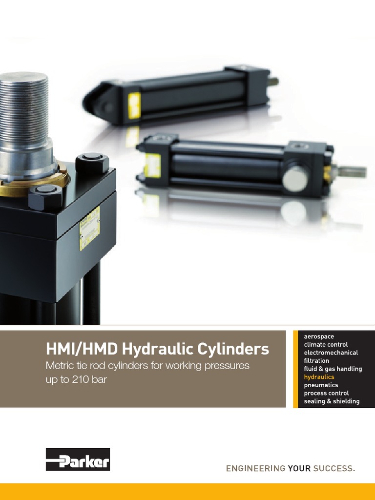 Cilindro Hidraulico HMI | PDF | Piston | Cylinder (Engine)