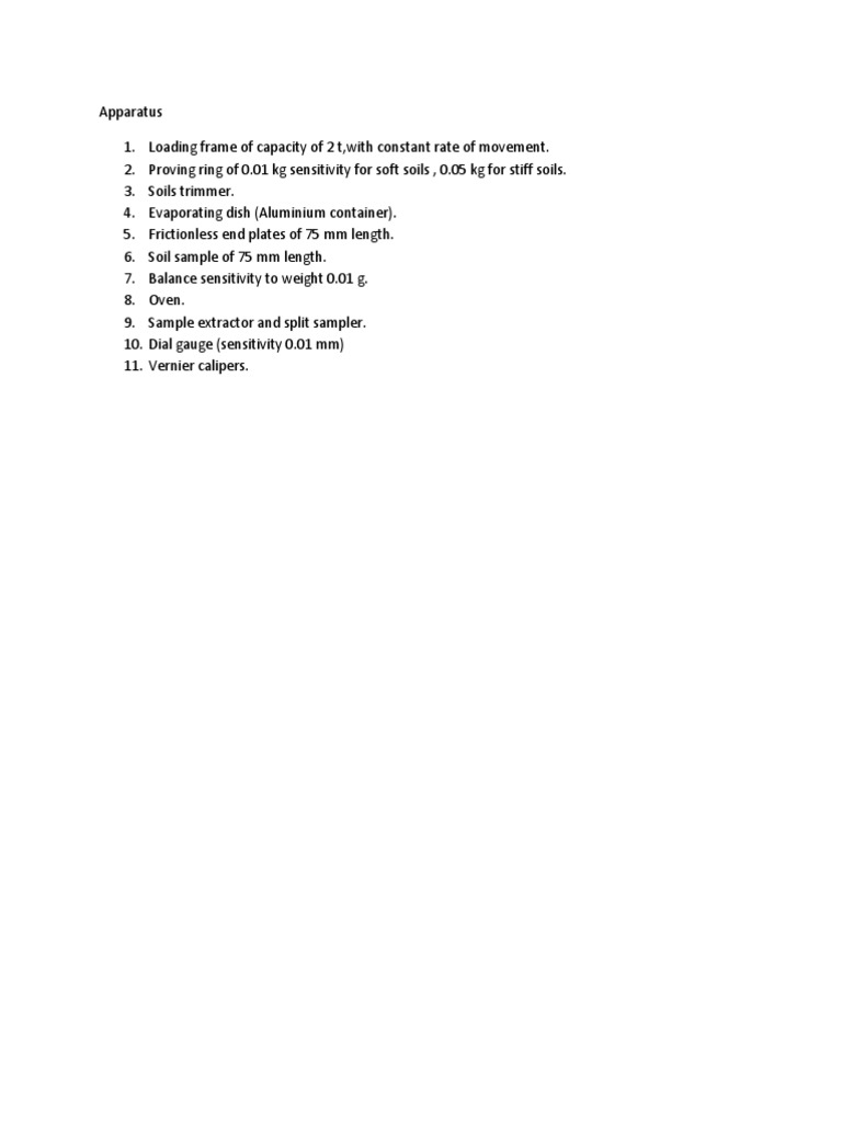 Soil Sample Trimming Procedure | PDF | Home & Garden | Technology ...