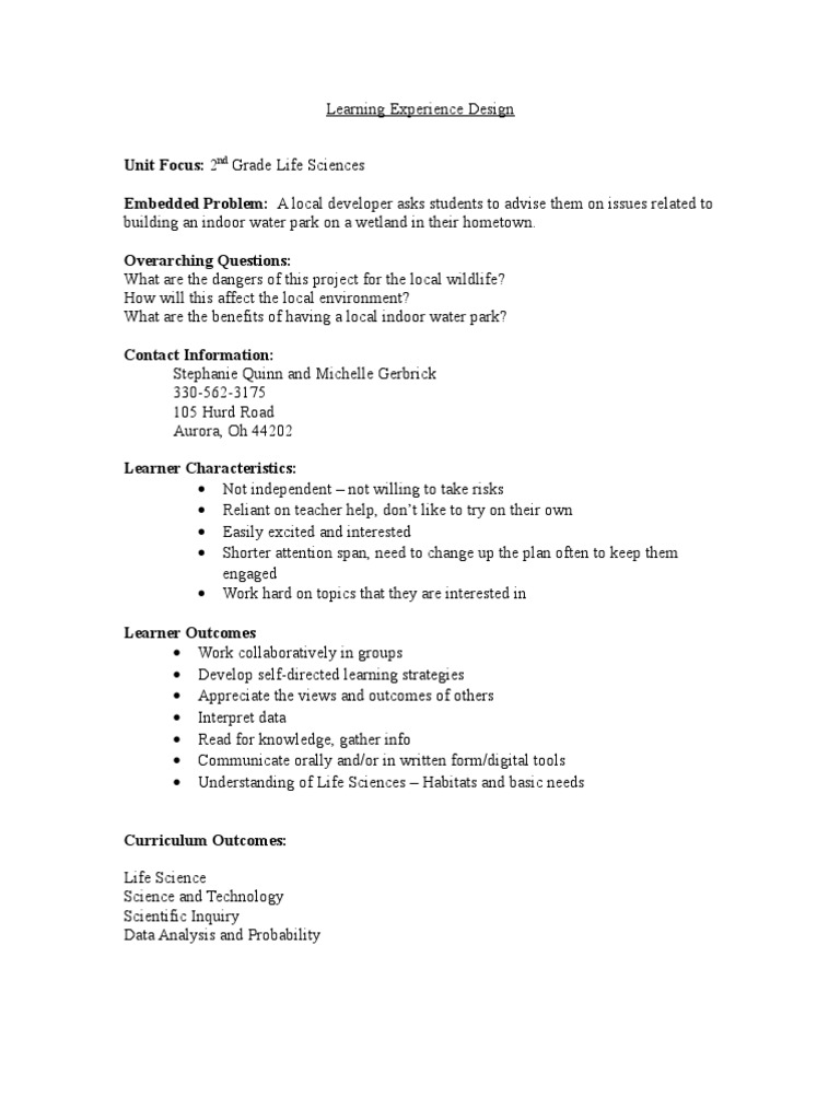 Learning Experience Design | PDF | Learning | Science