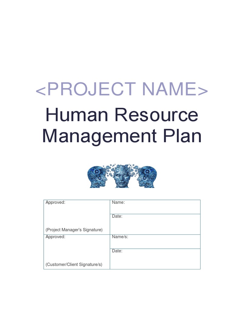 Template Human Resource Management | PDF | Organizational Structure ...