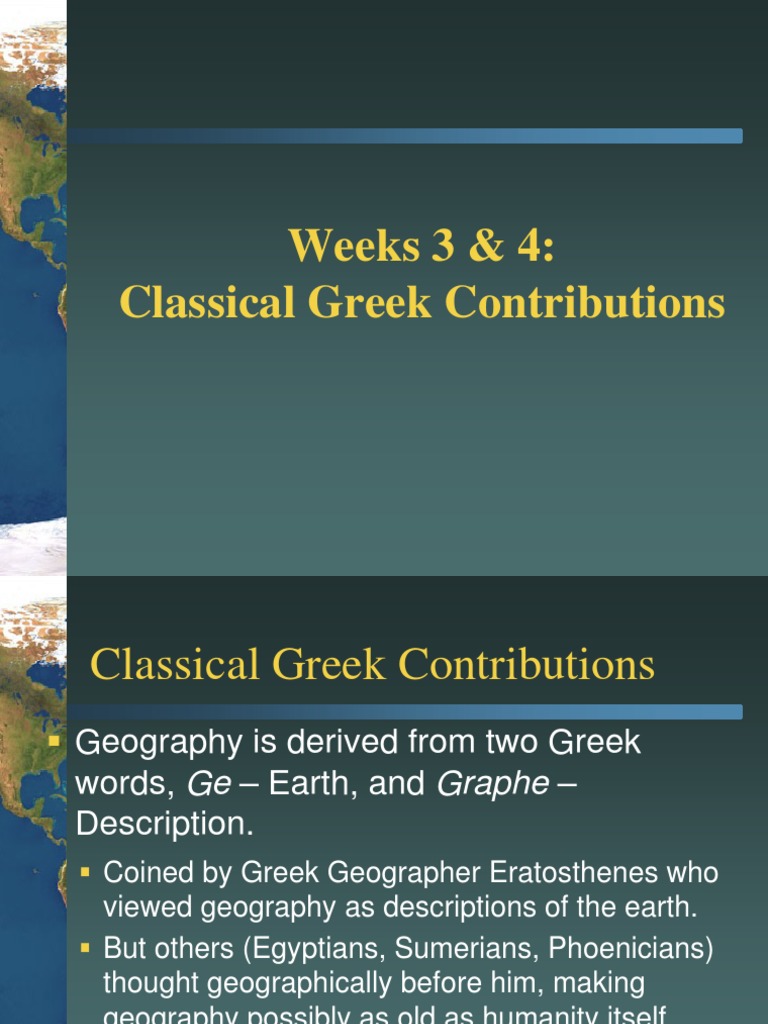 History of Geographical Thought | PDF | Geography | Earth